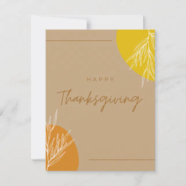 Happy Thanksgiving! Holiday Card | Zazzle