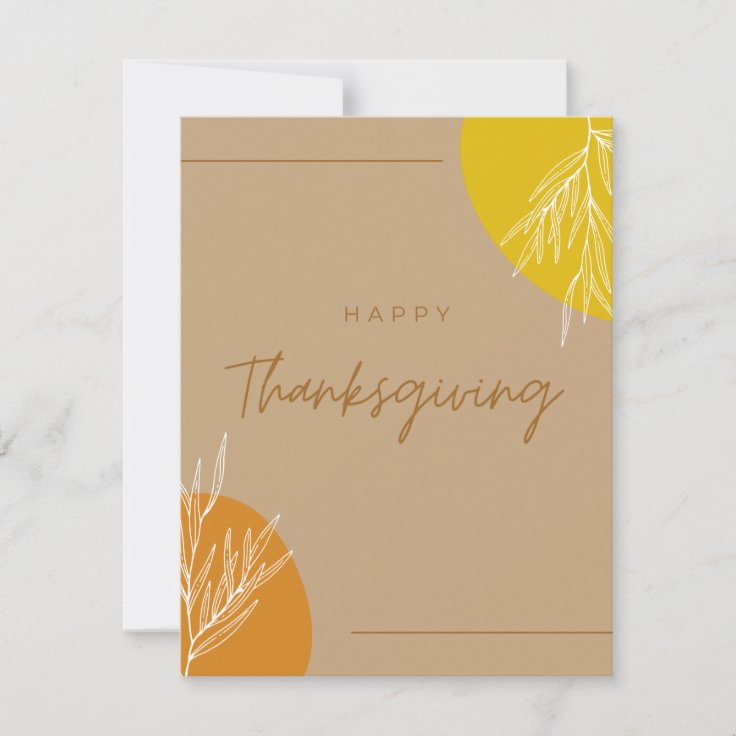 Happy Thanksgiving! Holiday Card | Zazzle