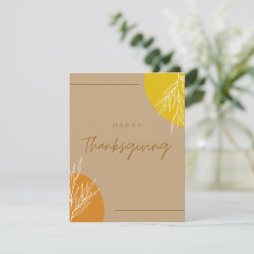 Happy Thanksgiving! Holiday Card | Zazzle