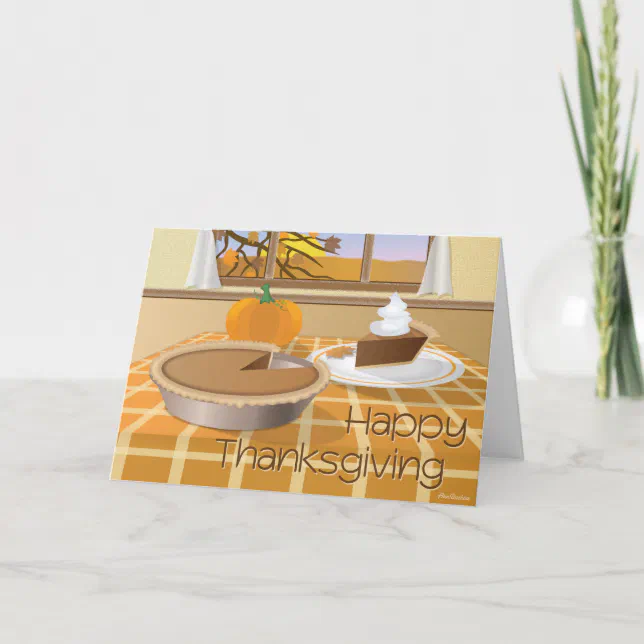 Happy Thanksgiving Holiday Card | Zazzle