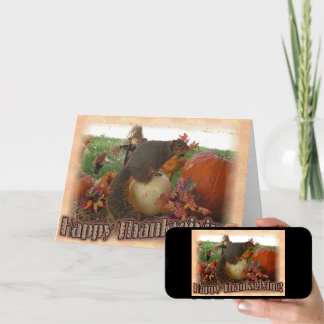 Happy Thanksgiving! Holiday Card | Zazzle