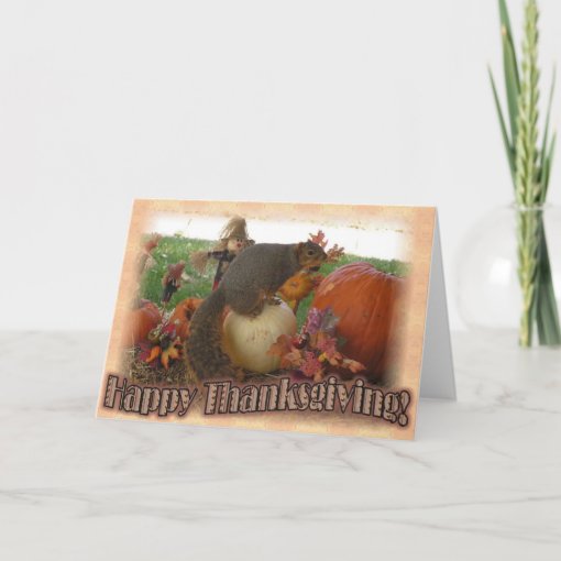 Happy Thanksgiving! Holiday Card | Zazzle