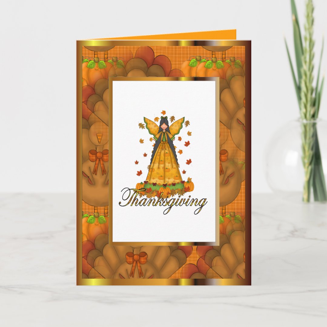 Happy Thanksgiving Holiday Card | Zazzle