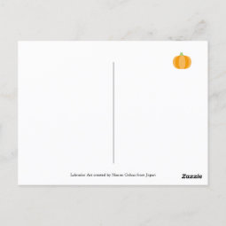 Happy Thanksgiving Labrador Silhouette Postcard | Zazzle