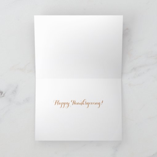 Happy Thanksgiving Labrador Silhouette White Card | Zazzle
