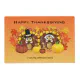 Happy Thanksgiving Owl Turkey Pilgrims Placemat | Zazzle