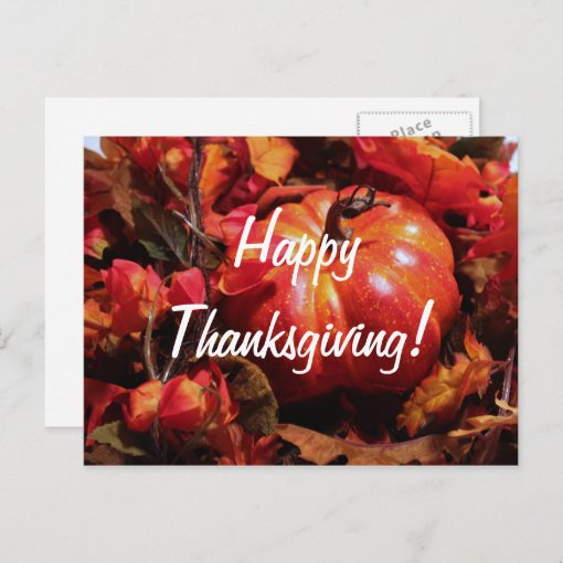 Happy Thanksgiving post card | Zazzle
