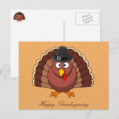 Happy Thanksgiving Postcards - Turkey With Hat | Zazzle