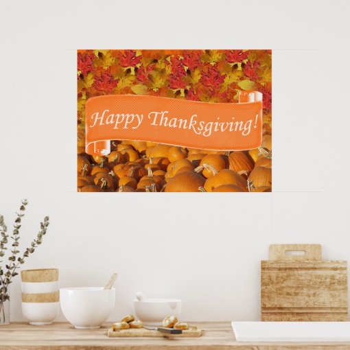 Happy Thanksgiving Poster | Zazzle