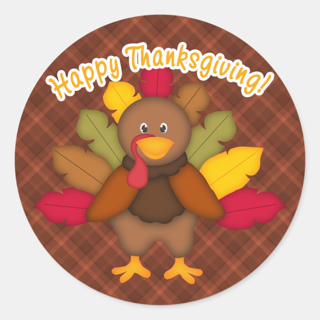 Happy Thanksgiving Sticker | Zazzle