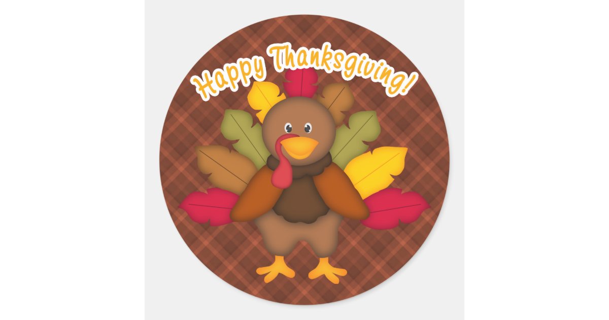 Happy Thanksgiving Sticker | Zazzle
