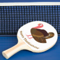 Happy Thanksgiving! Turkey Ping-Pong Paddle | Zazzle