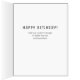 Happy Thirtieth Stacked Typography 30th Birthday Card | Zazzle