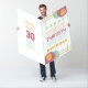 Happy Thirtieth Stacked Typography 30th Birthday Card | Zazzle