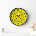 Happy Time Face Clock | Zazzle