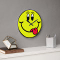 Happy Tongue Our Smiling Face Wall Clock | Zazzle