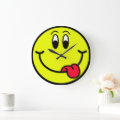 Happy Tongue Our Smiling Face Wall Clock | Zazzle