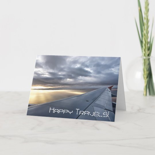Happy Travels Greeting Card | Zazzle.com