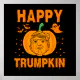 Happy Trumpkin Make Halloween Great Again Poster | Zazzle