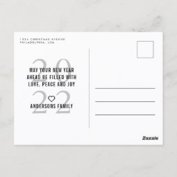 Happy Twenty Twenty Two Typography Photo Holiday Postcard | Zazzle