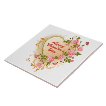 Happy Valentine's Day 2 Tile | Zazzle