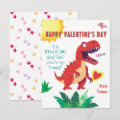 Happy Valentine's Day Dinosaur Valentines Card | Zazzle