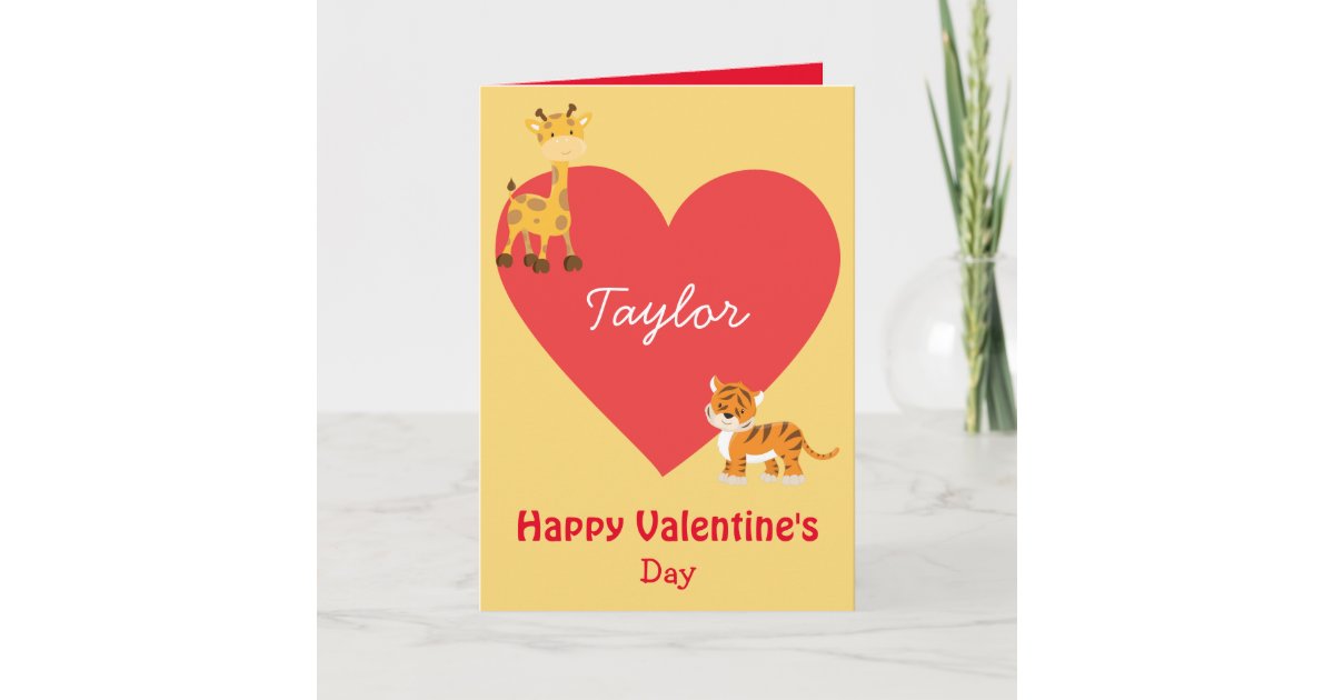 Happy Valentine's Day My Child Card | Zazzle