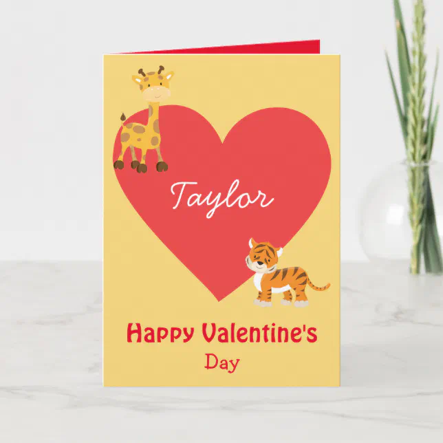 Happy Valentine's Day My Child Card | Zazzle