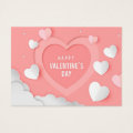 Happy Valentine's Day Profile Card | Zazzle