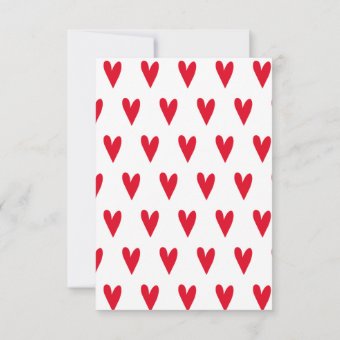 Happy Valentine's Day! Red Heart Card | Zazzle