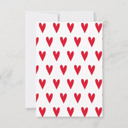 Happy Valentine's Day! Red Heart Card | Zazzle