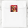 Happy Valentine's Day Teddy Bear sticker | Zazzle