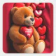 Happy Valentine's Day Teddy Bear sticker | Zazzle