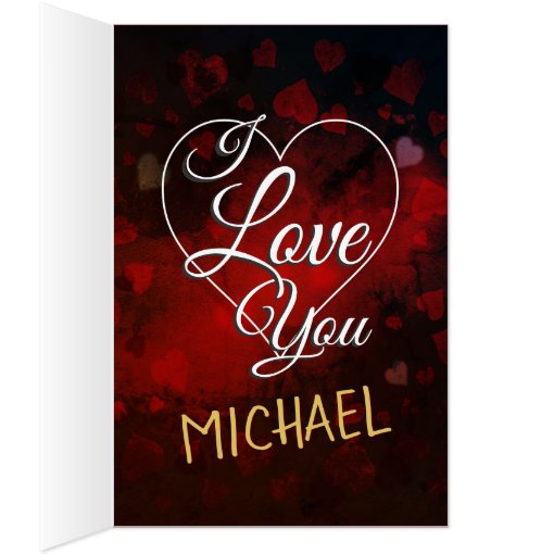 HAPPY VALENTINE'S DAY - THE BIG I LOVE YOU CARD | Zazzle