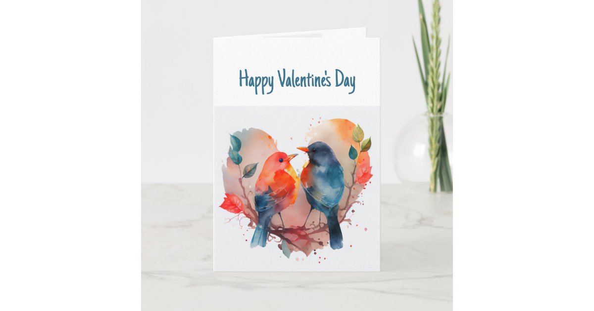 Happy Valentine's Day to my Tweetie Cute Birds Card | Zazzle