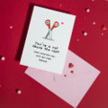 Happy Valentine's Day You're A Cut Above The Rest Note Card | Zazzle