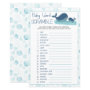 Happy Whales Baby Word Scramble Baby Shower Game | Zazzle