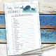 Happy Whales Baby Word Scramble Baby Shower Game | Zazzle