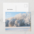 Happy Winter Snow Photo Postcard | Zazzle