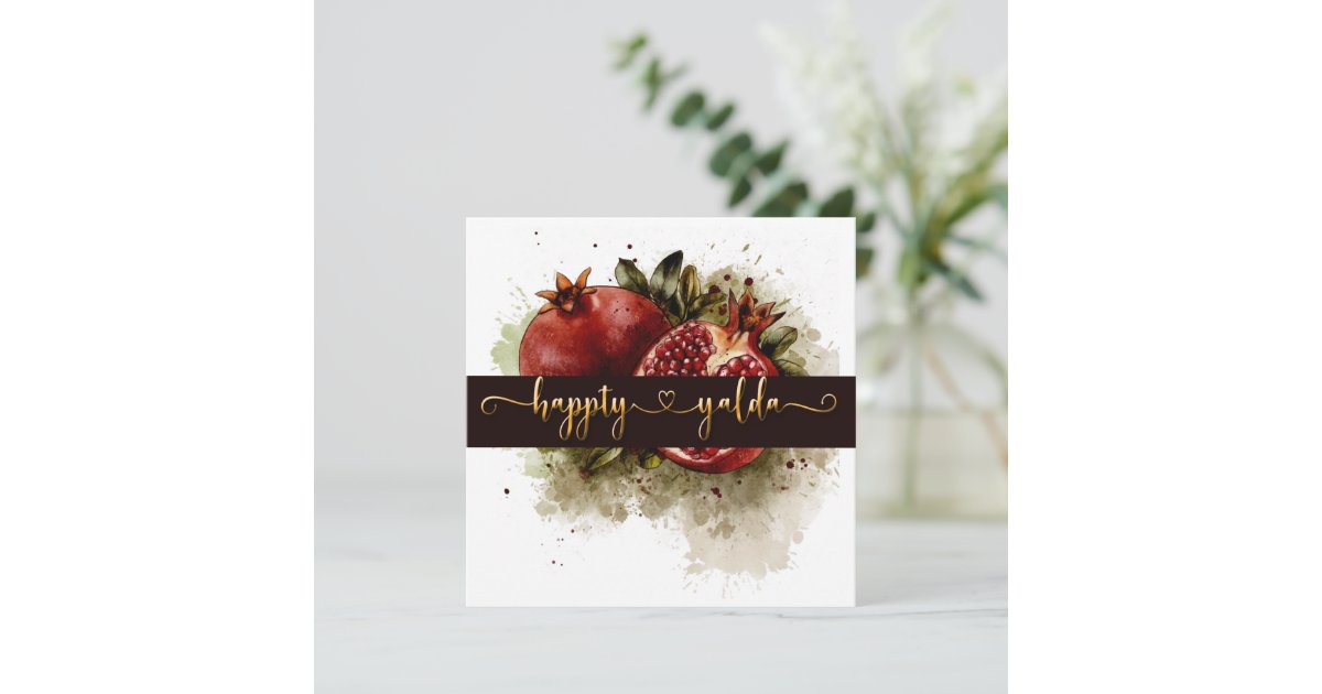 Happy Yalda Night Celebrations Invitation | Zazzle
