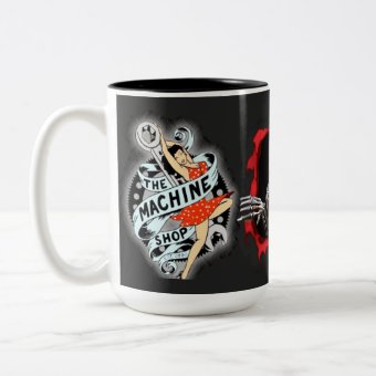 Hard Core Machinist skull Coffee Cup | Zazzle