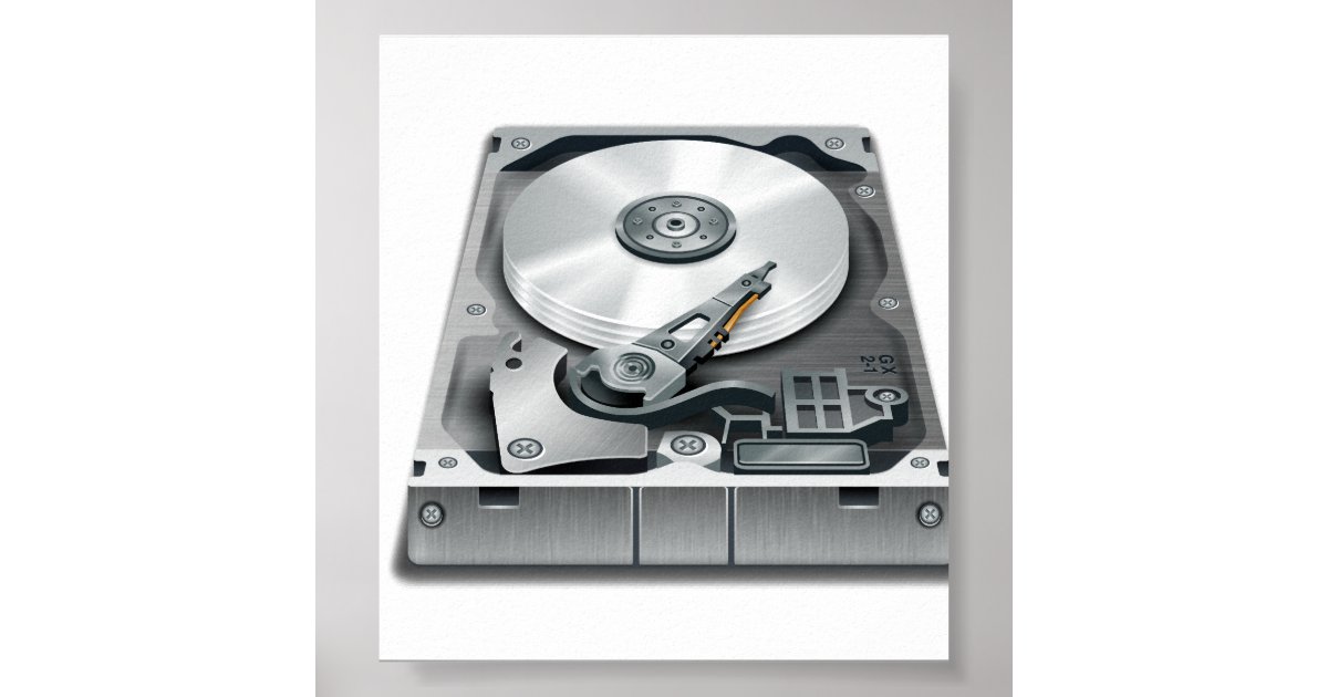 Hard Disk Poster | Zazzle