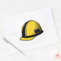 Hard Hat Square Sticker | Zazzle