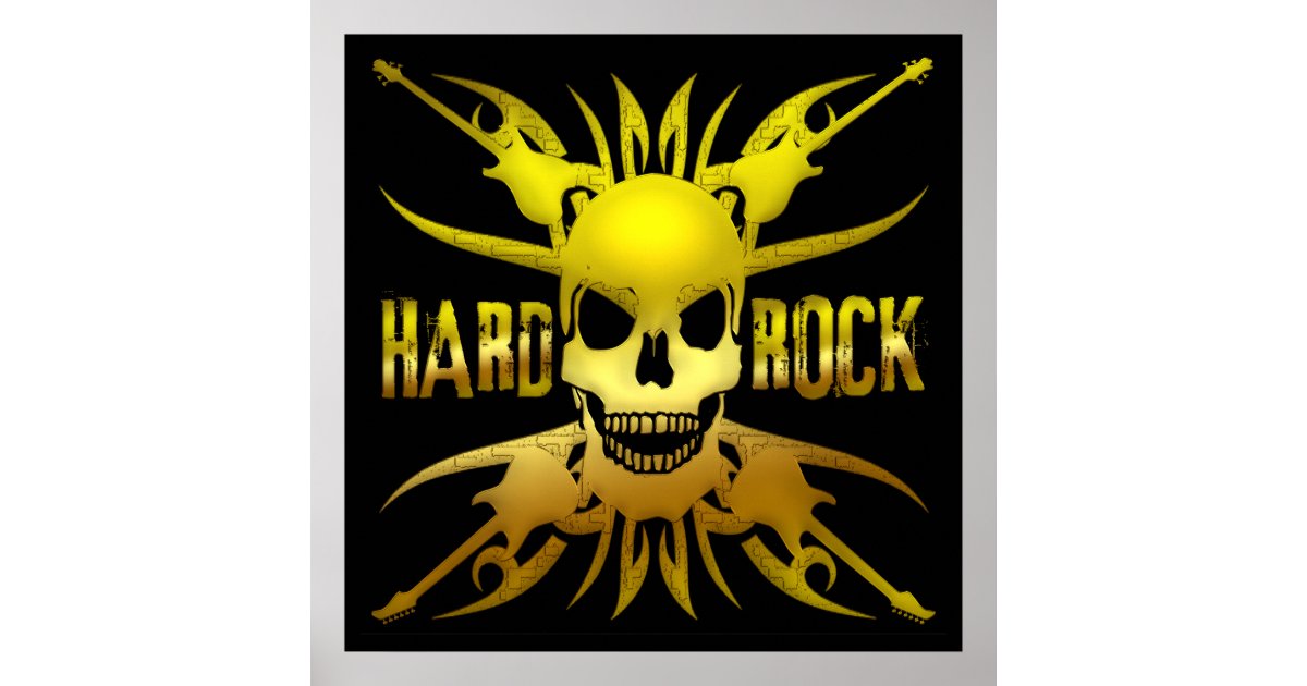 HARD ROCK POSTER | Zazzle