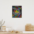 Hard Work Classroom Poster | Zazzle