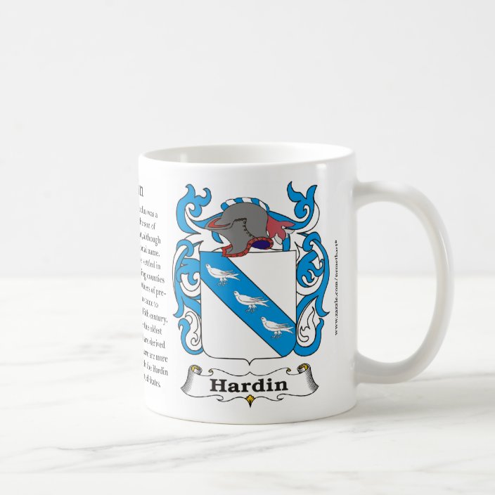 Hardin Family Coat of Arms Mug | Zazzle.com