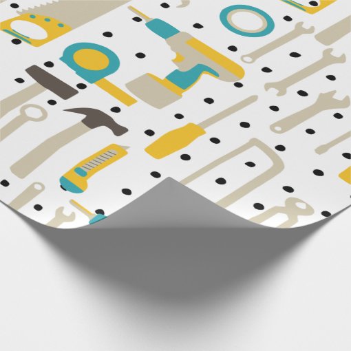 Hardware and Construction Tools Wrapping Paper | Zazzle