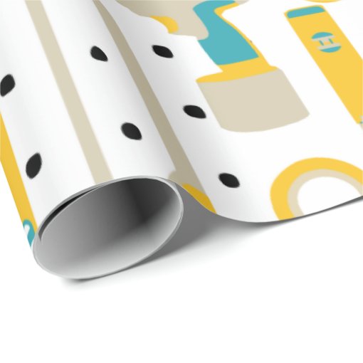 Hardware and Construction Tools Wrapping Paper | Zazzle