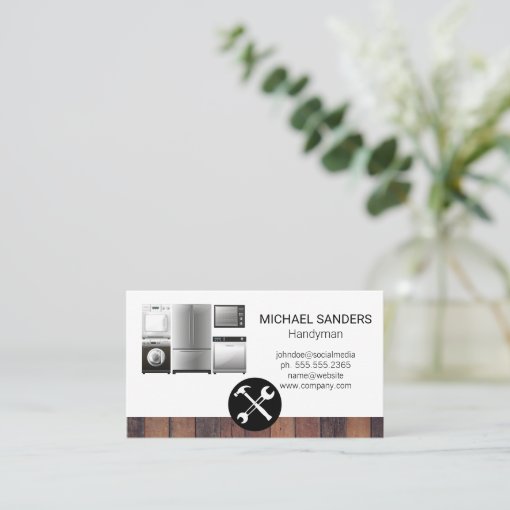 Hardware Tools | Appliances Business Card | Zazzle