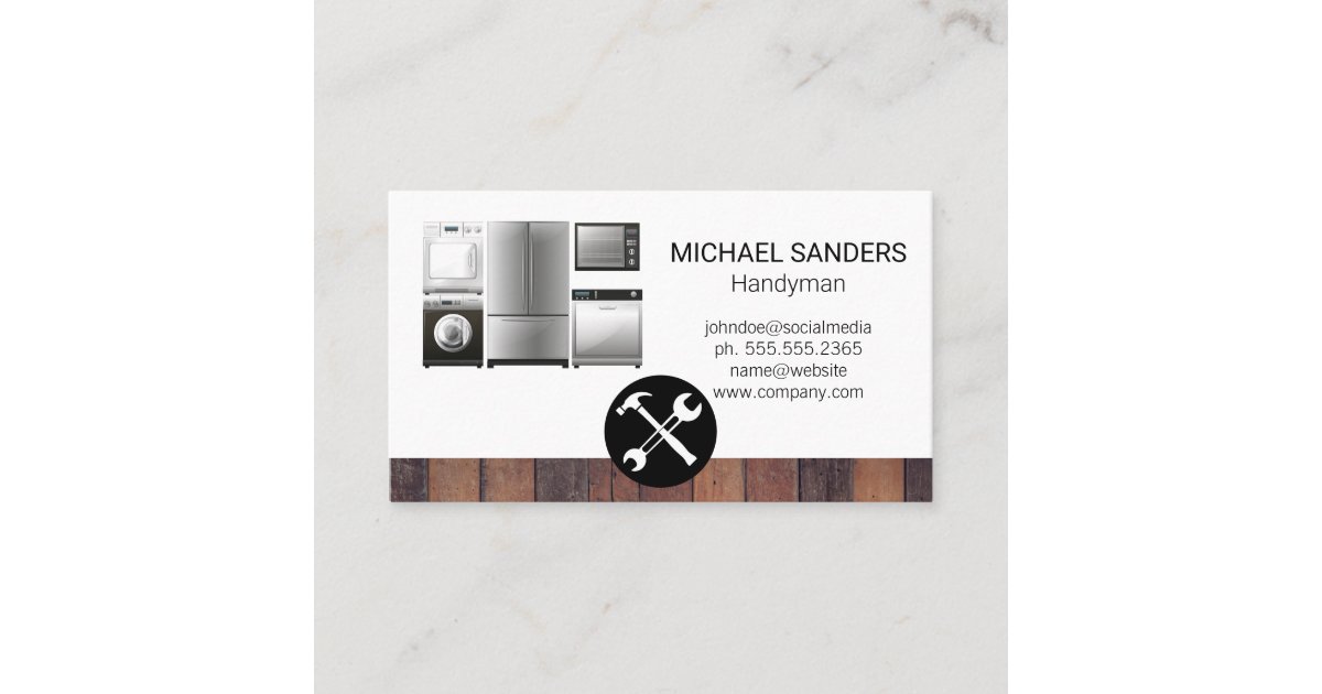 Hardware Tools | Appliances Business Card | Zazzle